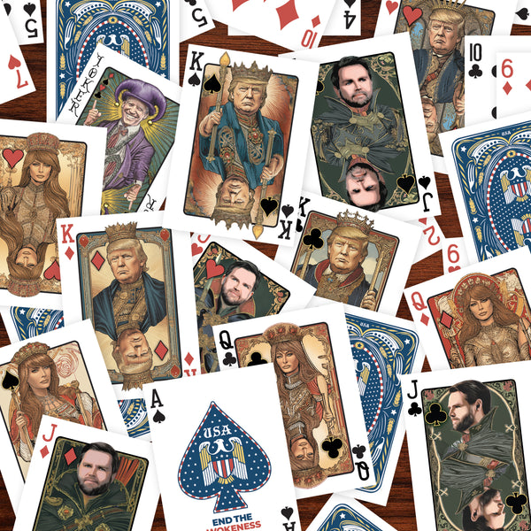 Trump Poker Card Deck – End The Wokeness