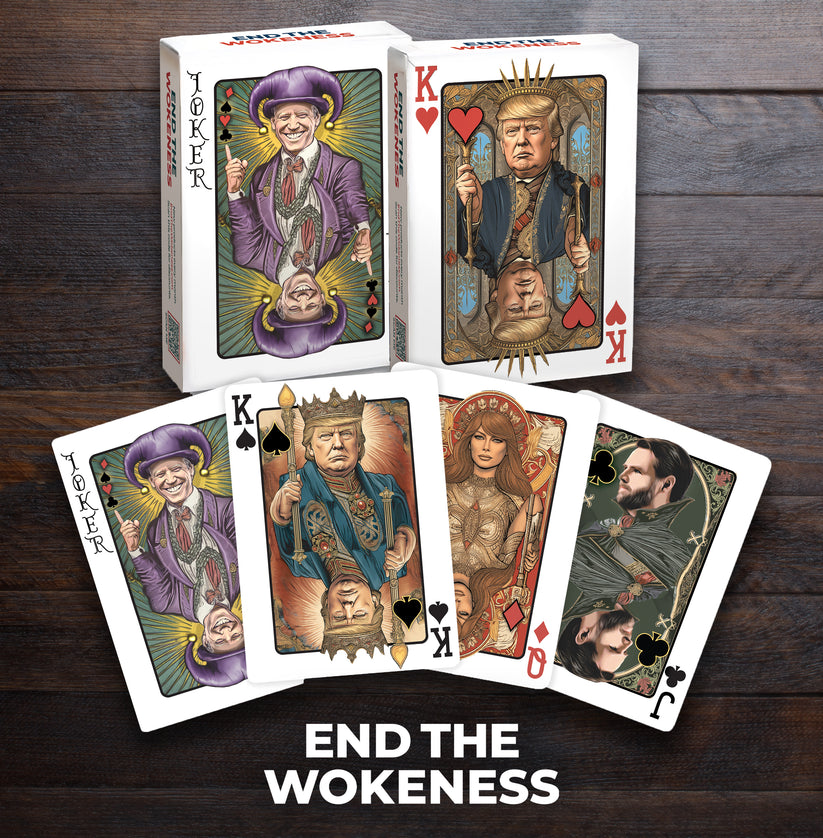 Trump Poker Card Deck – End The Wokeness