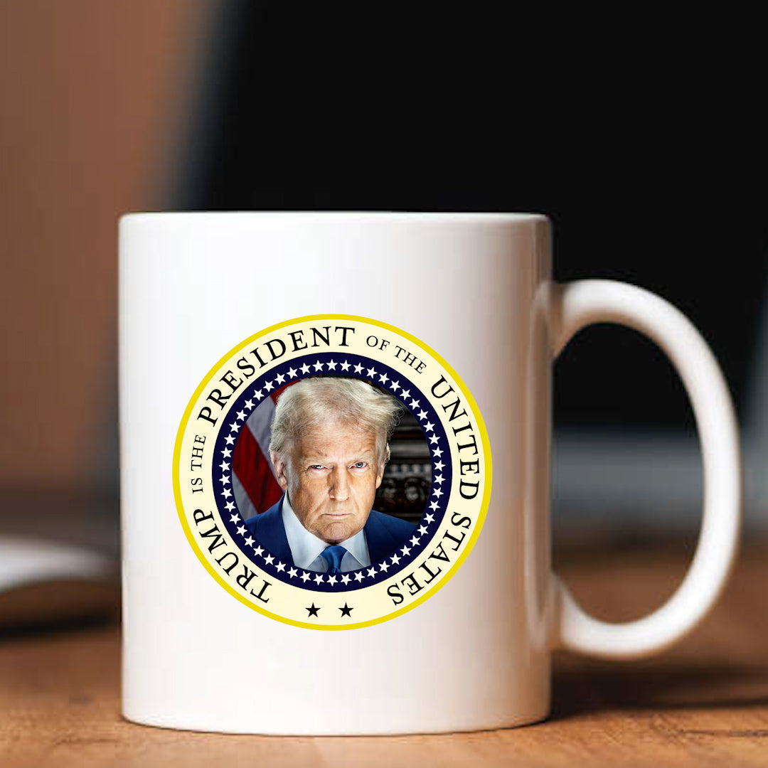 Trump Presidential Portrait - Coffee Mug – End The Wokeness
