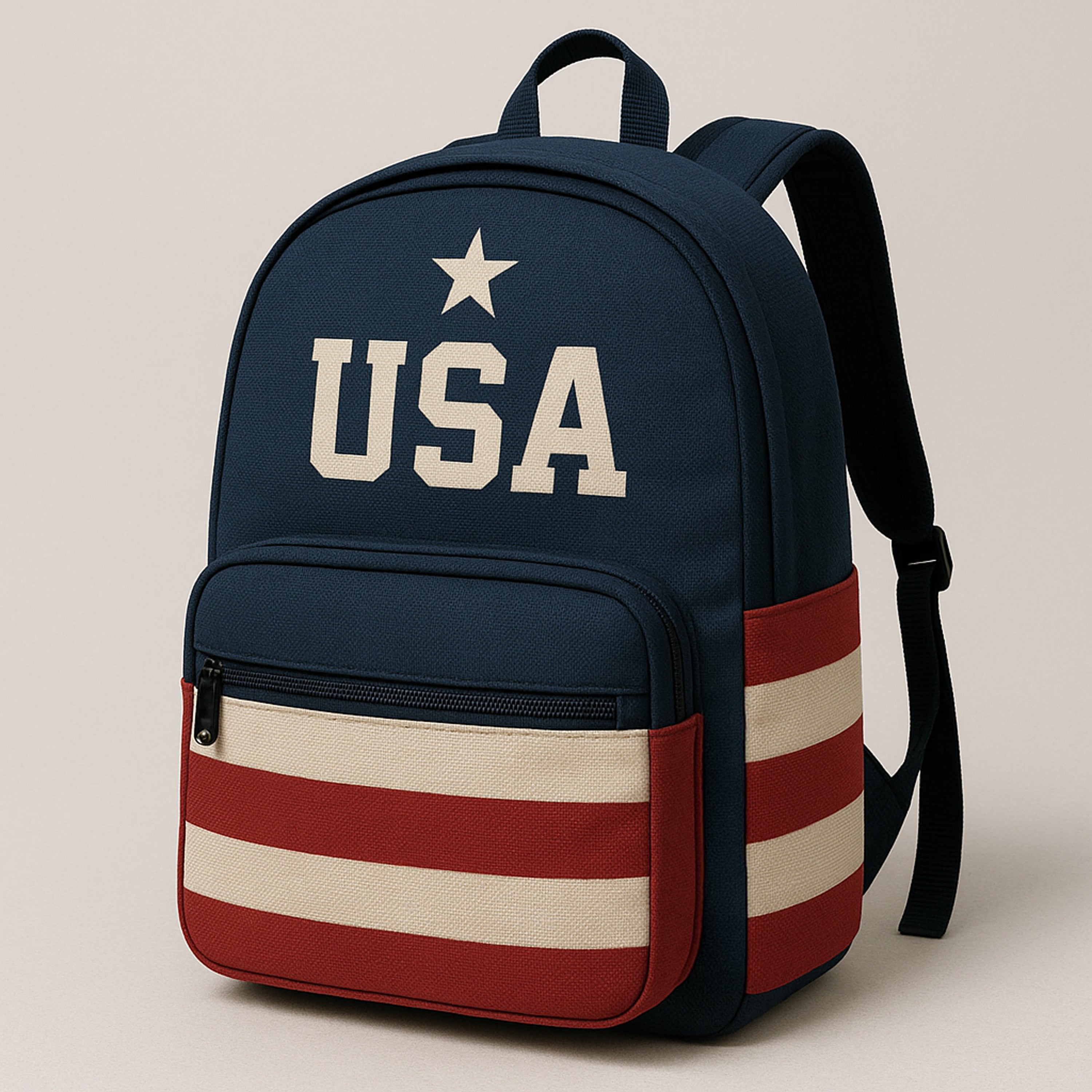 USA Patriotic Backpack – Classic Star & Stripes Design – End The Wokeness