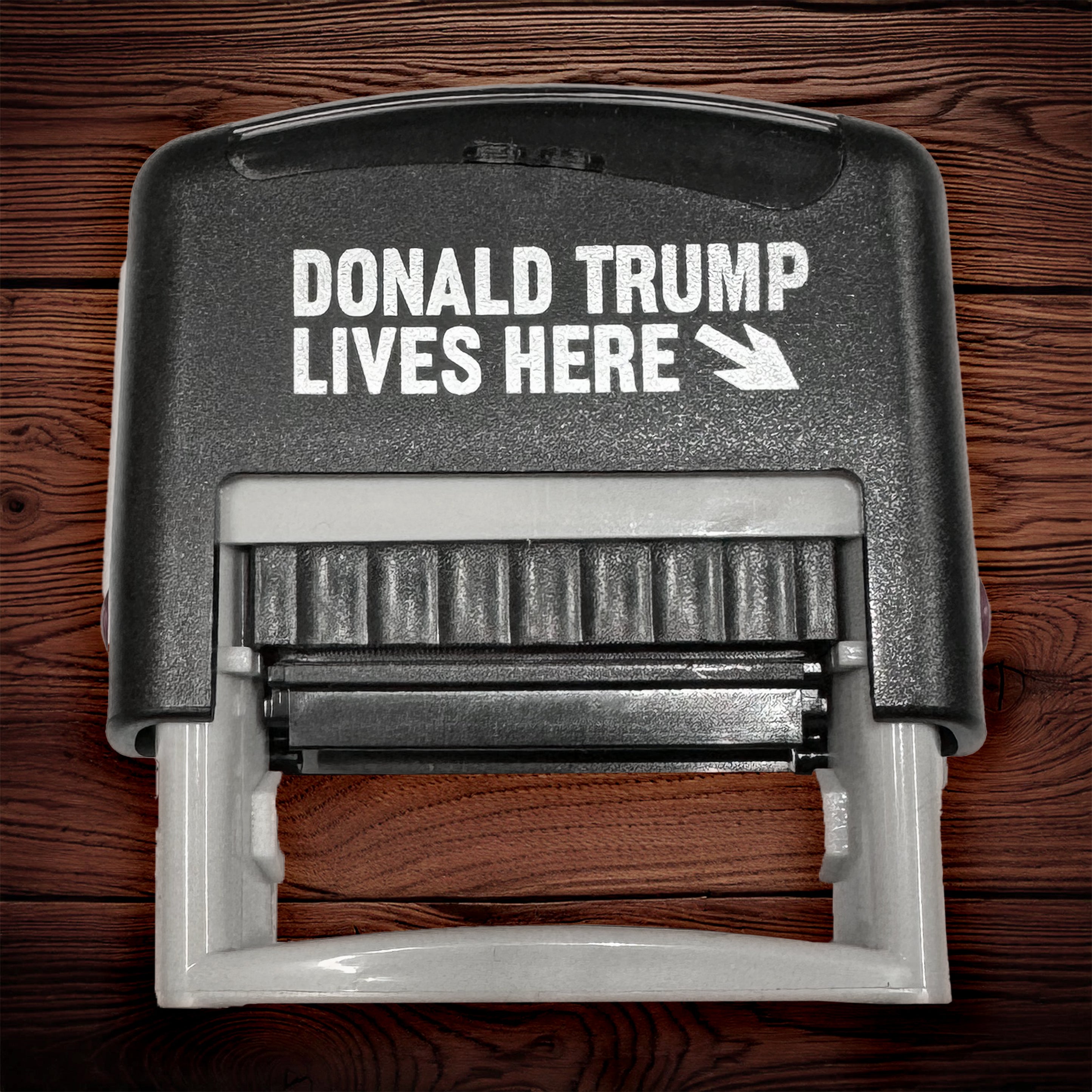 "Donald Trump Lives Here" Currency Stamp – End The Wokeness